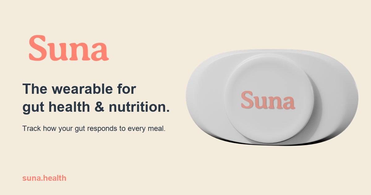 SUNA | The Wearable for Gut Health & Nutrition